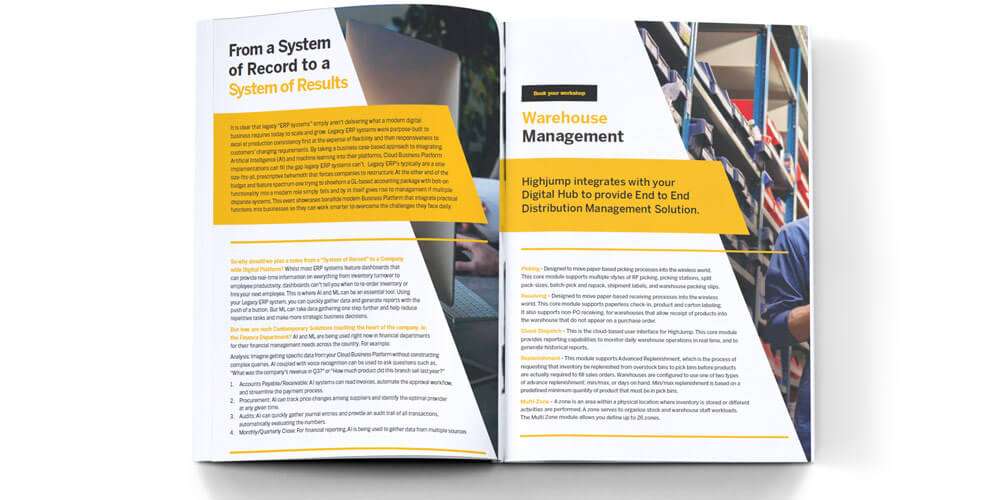 Solution Brochure: SAP B1, MYOB Advanced & Microsoft Business Central!